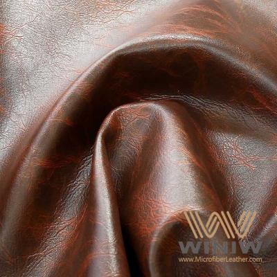 China 1.4mm Thickness Bags Vegan Leather Acorn Calf Soft Synthetic Leather Material for sale