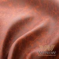 China 1.4mm Thickness Bags Vegan Leather Acorn Calf Soft Synthetic Leather Material for sale