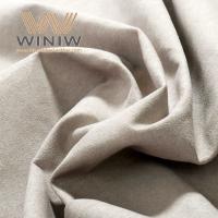China Synthetic 100% Polyester Faux Leather Suede Microfiber Automotive Headliner Fabric for sale