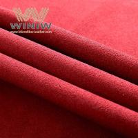 China Nonwoven Synthetic Suede Fabric Microfiber Leather Material For Car Seats for sale
