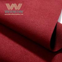 China Nonwoven Synthetic Suede Fabric Microfiber Leather Material For Car Seats for sale