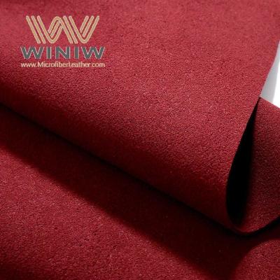 China Nonwoven Synthetic Suede Fabric Microfiber Leather Material For Car Seats for sale