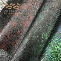 China Microfiber PU Nubuck Leather Embossed Vegan Friendly Leather For Shoes for sale