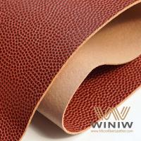 China Basketball Artificial PU Material Anti Slip Faux Leather Patterned Fabric for sale