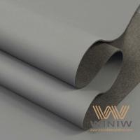 China Nonwoven Faux Leather Upholstery Fabric Raw Material For Automotive Products for sale