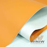 China Furniture Synthetic Leather Fabric 0.6mm - 2.0mm Upholstery Fabric Leather Embossed for sale