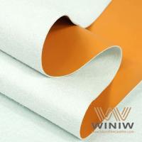 China Furniture Synthetic Leather Fabric 0.6mm - 2.0mm Upholstery Fabric Leather Embossed for sale