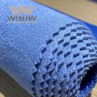 China Microfiber Shoes Synthetic Leather Eco Friendly Fake Leather Material Embossed for sale