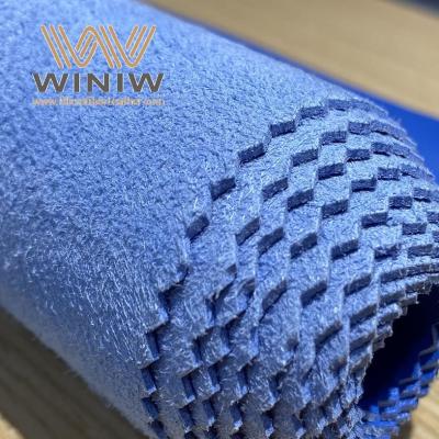 China Microfiber Shoes Synthetic Leather Eco Friendly Fake Leather Material Embossed for sale