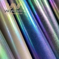 China Embossed PU Glitter Leather Fabric Microfiber 1.0mm - 2.0mm Thickness for sale