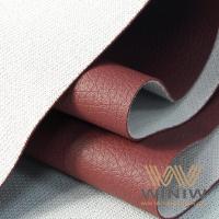 China Nappa PVC Synthetic Leather Embossed Polyester Faux Leather 54