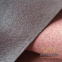 China Synthetic Soft PVC Leather 0.6mm - 2.0mm Thickness Faux Leather For Shoes for sale