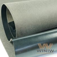 China Woven PVC Synthetic Leather Material 1.6mm - 2.0mm Thickness For Car Belt for sale