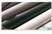China Custom Faux PVC Synthetic Leather Fabric Microfiber Embossed For Carpet for sale