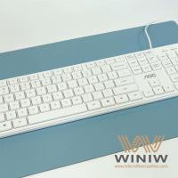 China Soft Polyester Microfiber Faux Leather Fabric For Mouse/ Keyboard Pad for sale
