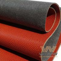 China Faux Basketball Football Synthetic Leather Knitted Customized Size for sale