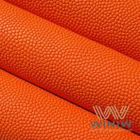 China Faux Basketball Football Synthetic Leather Knitted Customized Size for sale