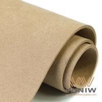 China Microfiber Synthetic Leather Fabric Furniture Suede Soft Leather Upholstery Fabric for sale