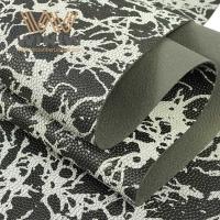 China Sale Price Faux PU Leather Printed Sheets for Football Clearance for sale