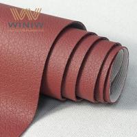 China High-End Embossed Eco Breathable Leatherette Fabric For Upholstery synthetic fabrics for sale