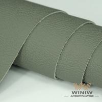 China Cyan Embossed Vegan Faux Leather For Car Headliner Material classic car interior for sale
