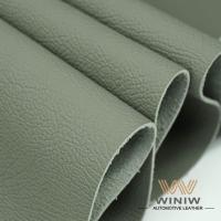 China Cyan Embossed Vegan Faux Leather For Car Headliner Material classic car interior for sale