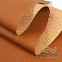 China Authentic Touch Upholstery Fabric Faux Leather 1.2-1.4mm for Car Headliner for sale
