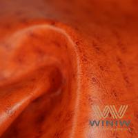 China Imitation Ostrich Leather Synthetic Faux Ostrich Leather Material for Upholstery or Accessories for sale