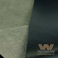China Light and Comfortable in Stock Textured Black PU Leather Fabric Applied in Shoes Lining Leather for sale