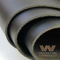 China Resistant To Stains Black Leather Upholstery Fabric For Furniture for sale