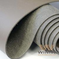 China Resistant To Stains Black Leather Upholstery Fabric For Furniture for sale