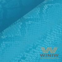 China Embossed Alligator Leather Vinyl Imitation Leather For Automotive Interiors for sale