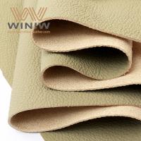 China Light Yellow Skin Texture Leather And Cloth Car Seats Animal Skin Leather Leatherette Fabric for sale