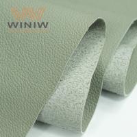China Cyan Synthetic Vegan Leather Upholstery Fabric Technical Innovation Polyester And Nylon for sale