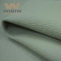China Cyan Synthetic Vegan Leather Upholstery Fabric Technical Innovation Polyester And Nylon for sale