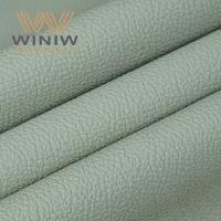 China Cyan Synthetic Vegan Leather Upholstery Fabric Technical Innovation Polyester And Nylon for sale