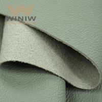 China Cyan Synthetic Vegan Leather Upholstery Fabric Technical Innovation Polyester And Nylon for sale