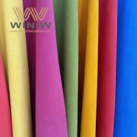 China Colorful Vinyl Leatherette Fabric For Garments Synthetic Leather Cloth for sale