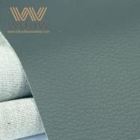 China Green Embossed Texture PU Leather For Gloves Vegan Friendly Better Products for sale