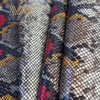 China Custom Artificial Snake Skin Vinyl Fabric Bag Makers Real Snake Skin for sale