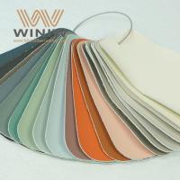 China Morandi Color Series Faux Leather Material For Furniture Polyurethane Vegan Full Grain Nappa Leather for sale