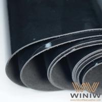 China Black Vinyl Patent Leather for Shoes Upper 	glitter pu leather for sale