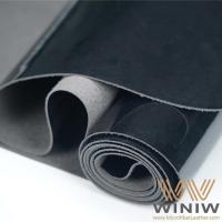 China 0.8 Mm Pu Black Vinyl Patent Fabric Water Resistant for sale