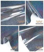 China 1.2 Mm Patent Leatherette Fabric Tear Resistant For Shoes for sale