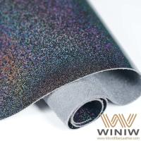 China 1.2 Mm Patent Leatherette Fabric Tear Resistant For Shoes for sale