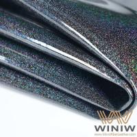 China 1.2 Mm Patent Leatherette Fabric Tear Resistant For Shoes for sale