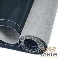 China Holographic Microfiber Patent Leather Fabric High Glossy for sale