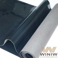 China Holographic Microfiber Patent Leather Fabric High Glossy for sale