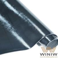 China Iridescent Microfiber Patent Artificial Leather Waterproof For Shoes for sale