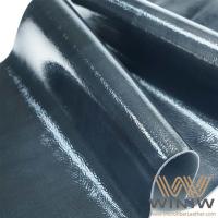 China Iridescent Microfiber Patent Artificial Leather Waterproof For Shoes for sale
